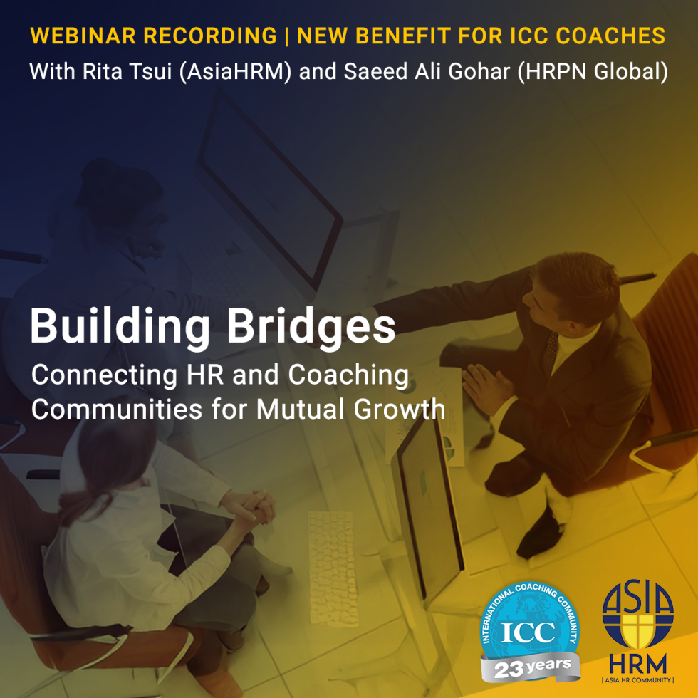 Webinar ICC Academy: Bridges - Connecting HR and Coaching Communities ...